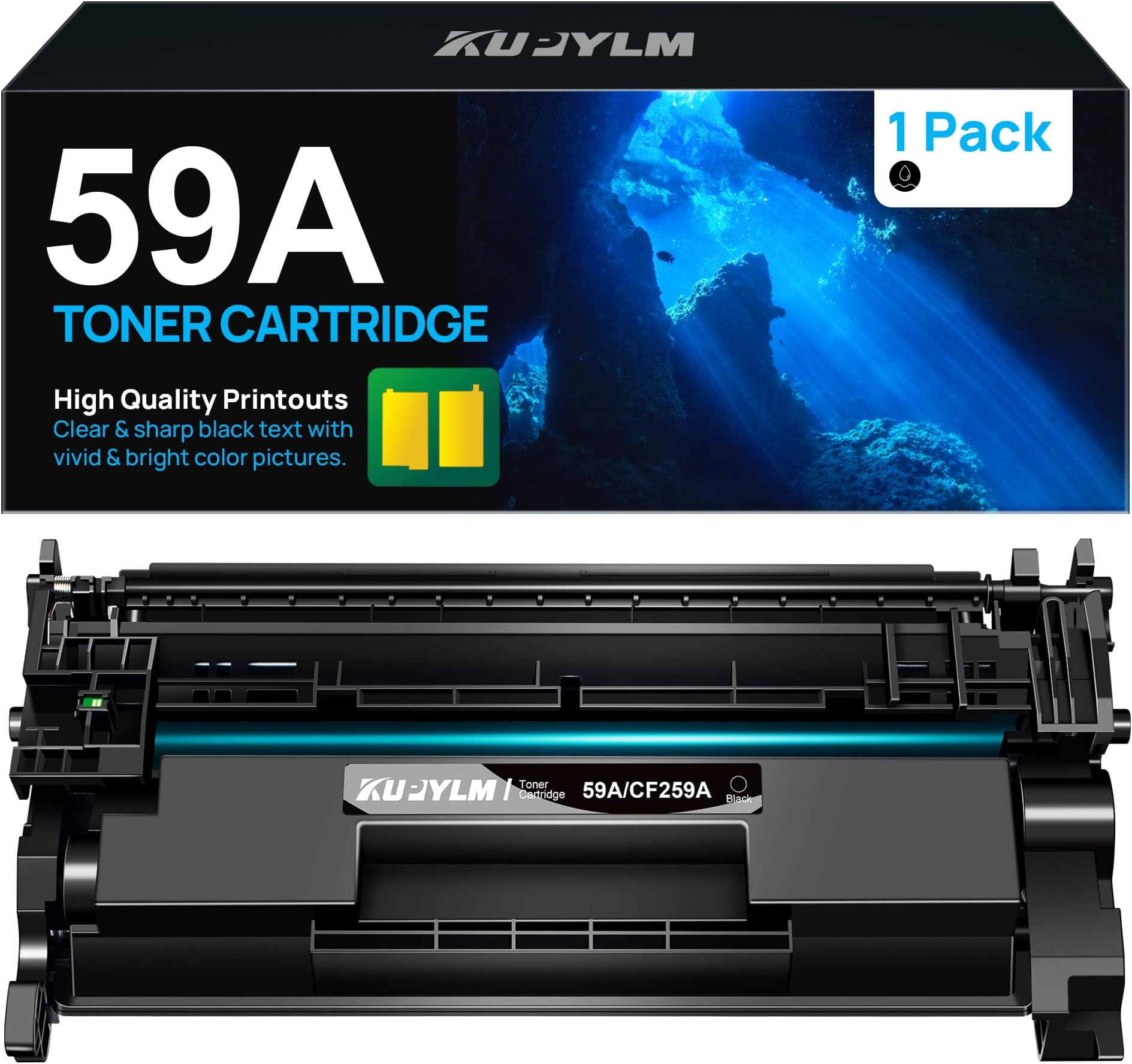 GPC Image 59A (Con Chip) Cartucce di Toner Compatibili per HP 59A ...