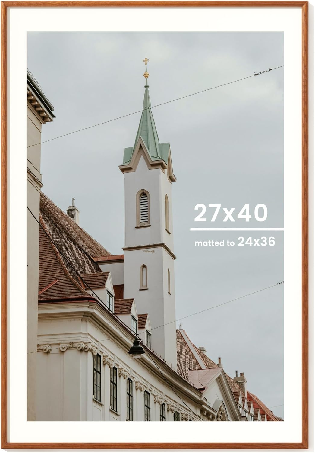 Amazon.com - Axeman 27x40 Wood Frame - 27x40 Inch Poster Frame with ...