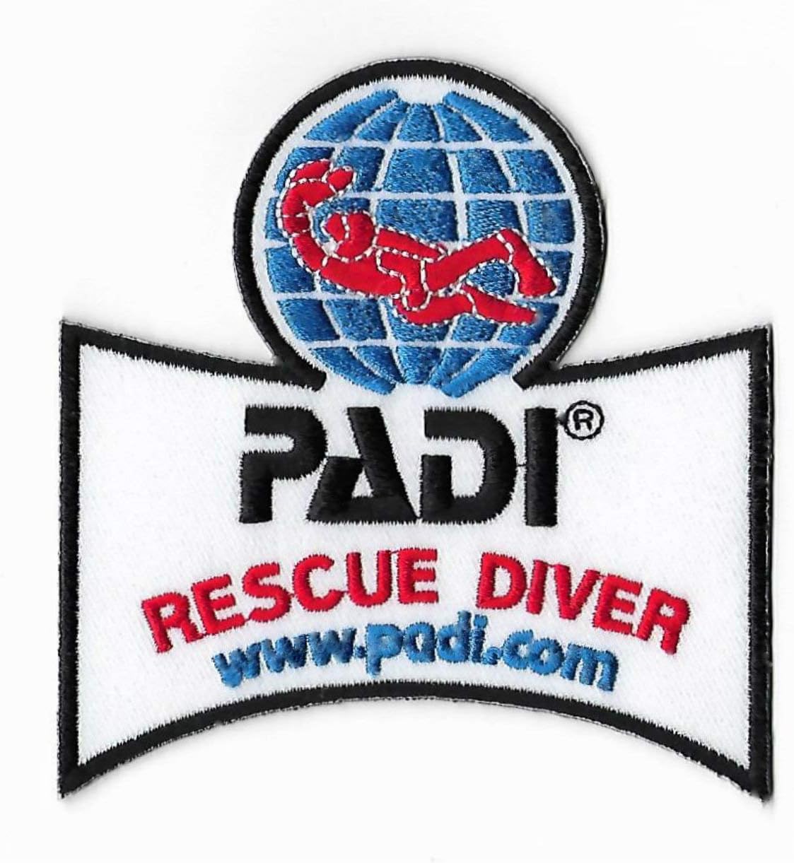 Amazon.com: Rescue Diver Patch (3.5 inch) Embroidered Iron/Sew on Badge ...