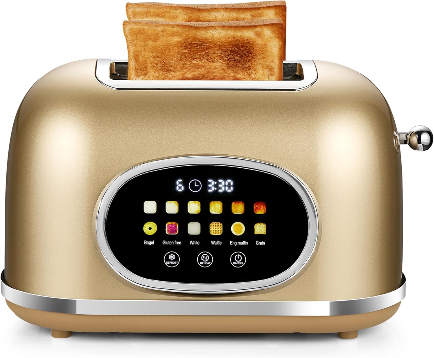 Amazon.com: Roter Mond 2 Slice Toaster Smart Touch Screen, Retro ...