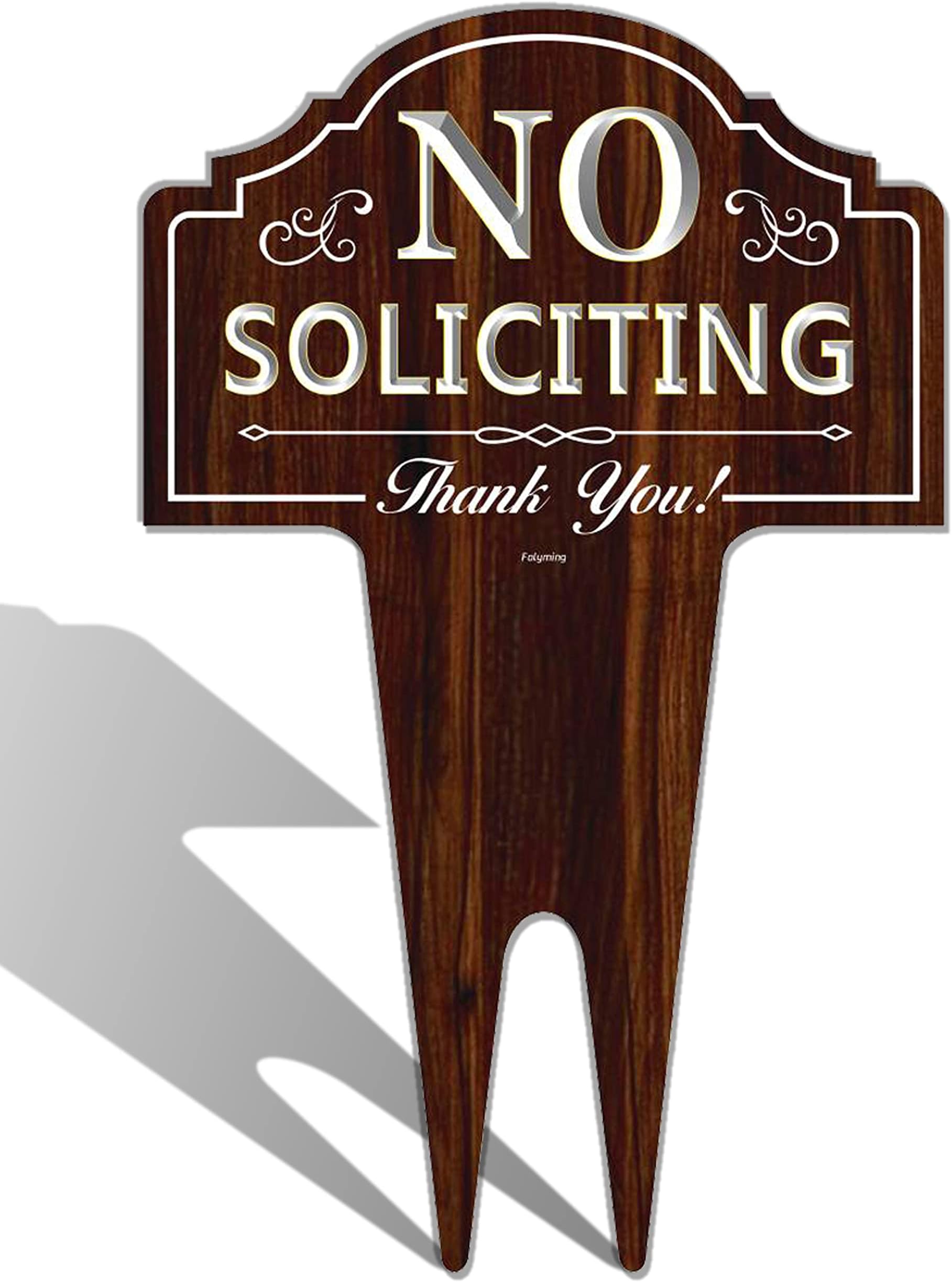 Amazon.com: No Soliciting Sign for House - Funny Metal No Soliciting ...