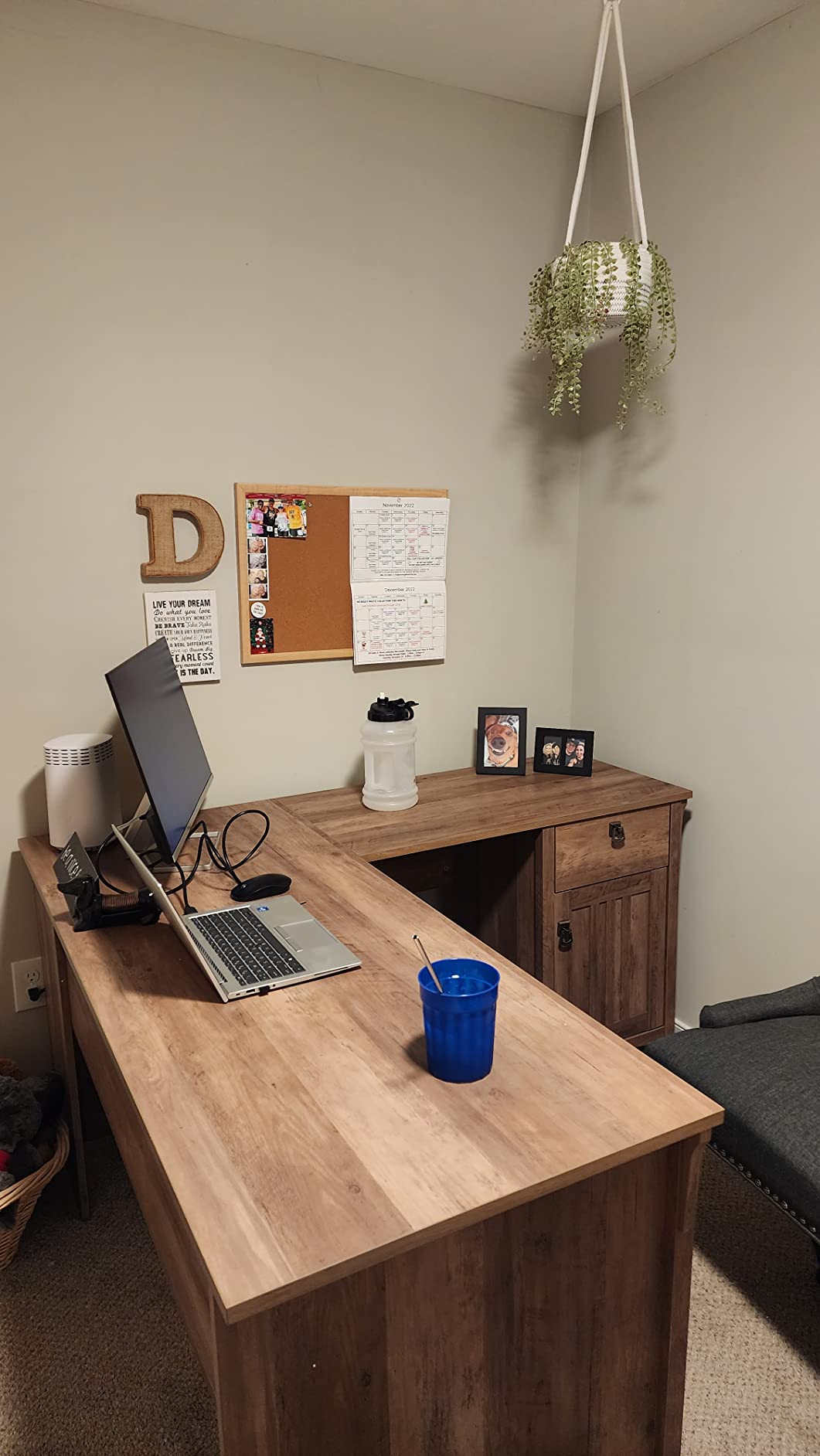 $13/mo - Finance Bush Furniture Salinas L Shaped Desk with Storage in ...
