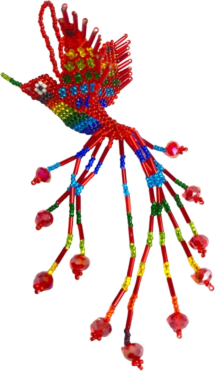 Amazon.com: ONE Beaded Hummingbird, Souvenir, from Mexico, Multicolor ...