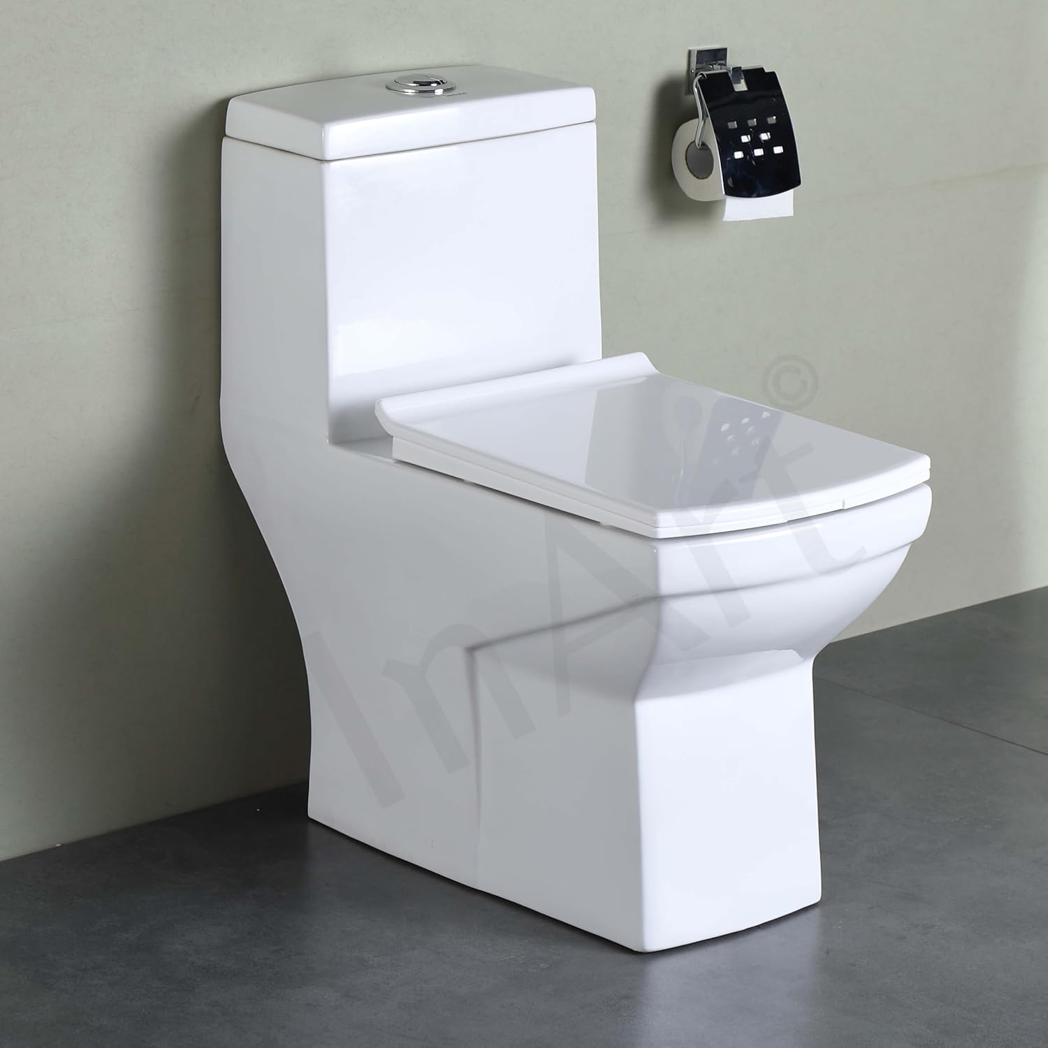 Inart Ceramic Floor Mounted European Water Closet/Western Toilet ...