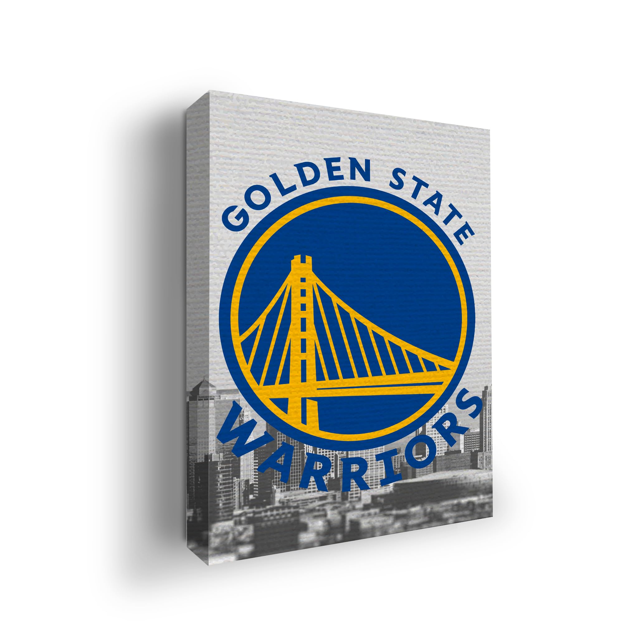 Amazon.com: Golden State Warriors Canvas Wall Art by Mavis Print- 12x16 ...