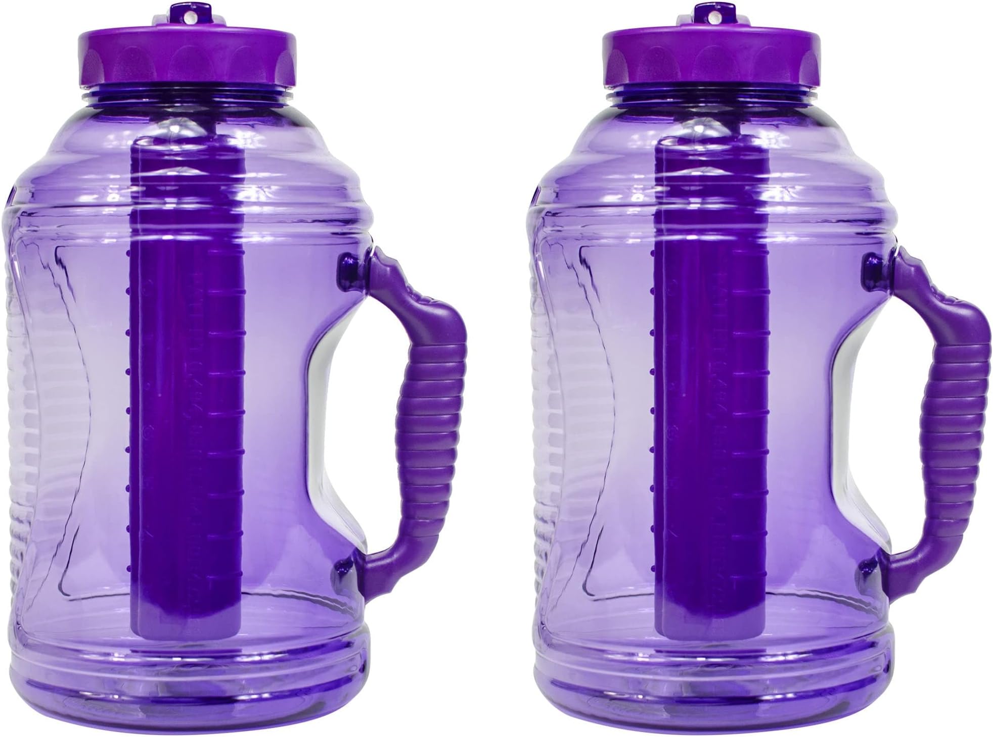 Amazon.com: COOL GEAR 2-Pack 64 oz System Sports Water Bottle with ...
