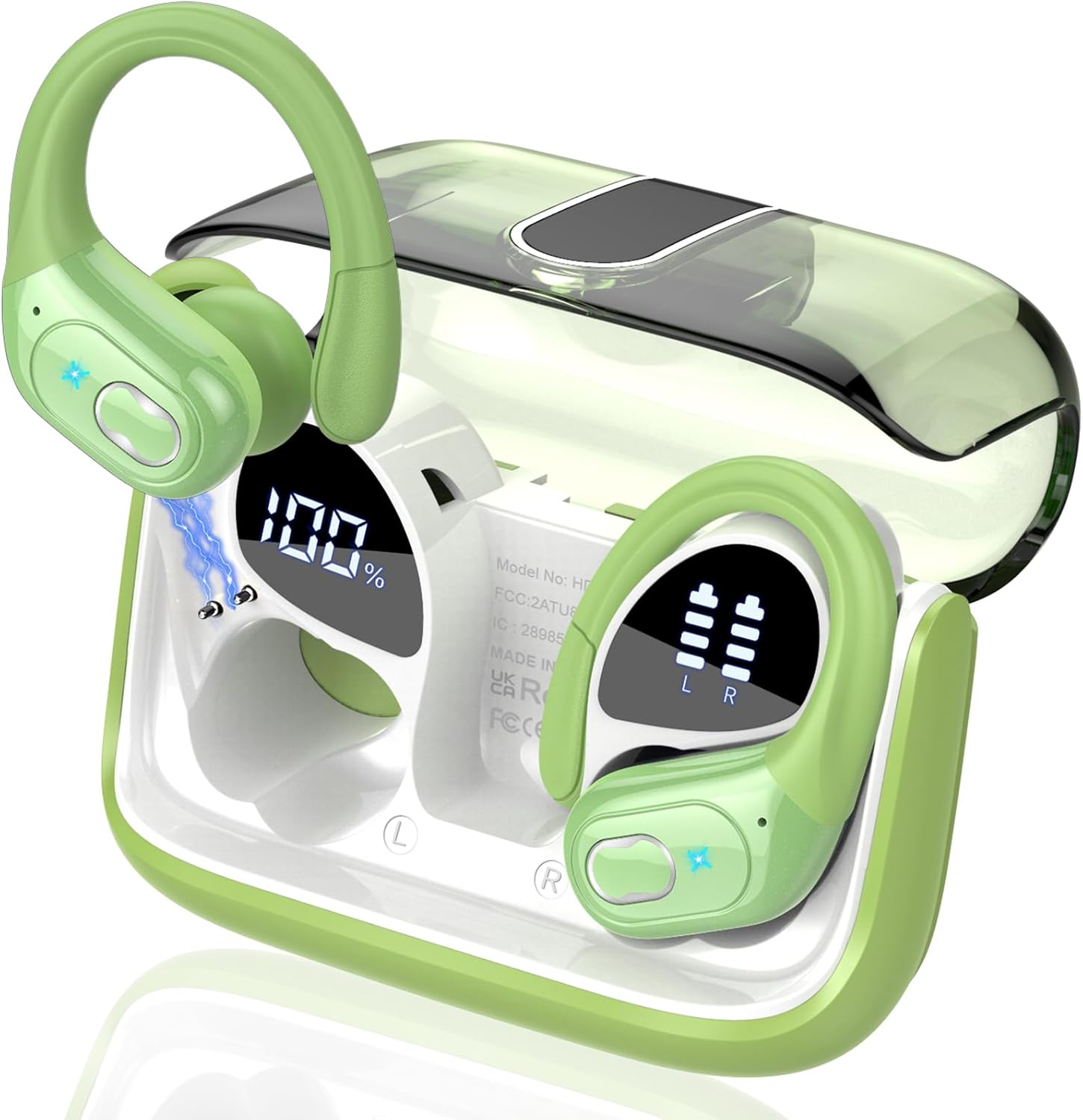 Amazon.com: Aptkdoe Wireless Earbuds 75hrs Bluetooth 5.4 Headphone ...