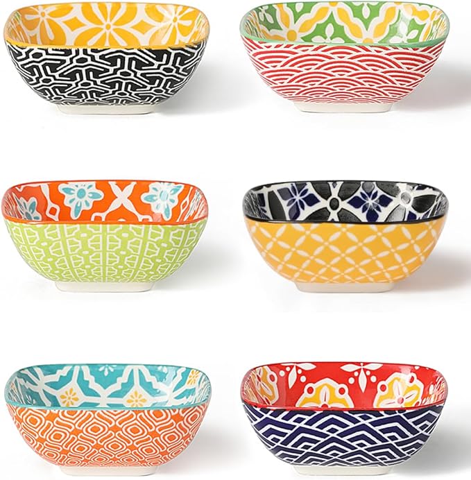 Amazon.com | Metahom Small Dipping Bowls, Ceramic Dipping Sause Dish ...
