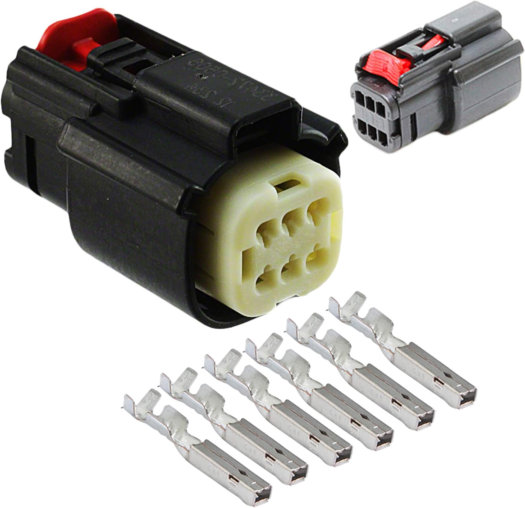 Amazon.com: Molex Black 2 Pin Male and Female Wire Connector, Harley ...
