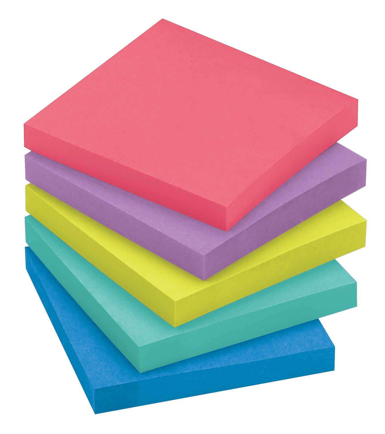 Amazon.com : Post-it Super Sticky Notes, 3 x 3-Inches, Jewel Pop ...