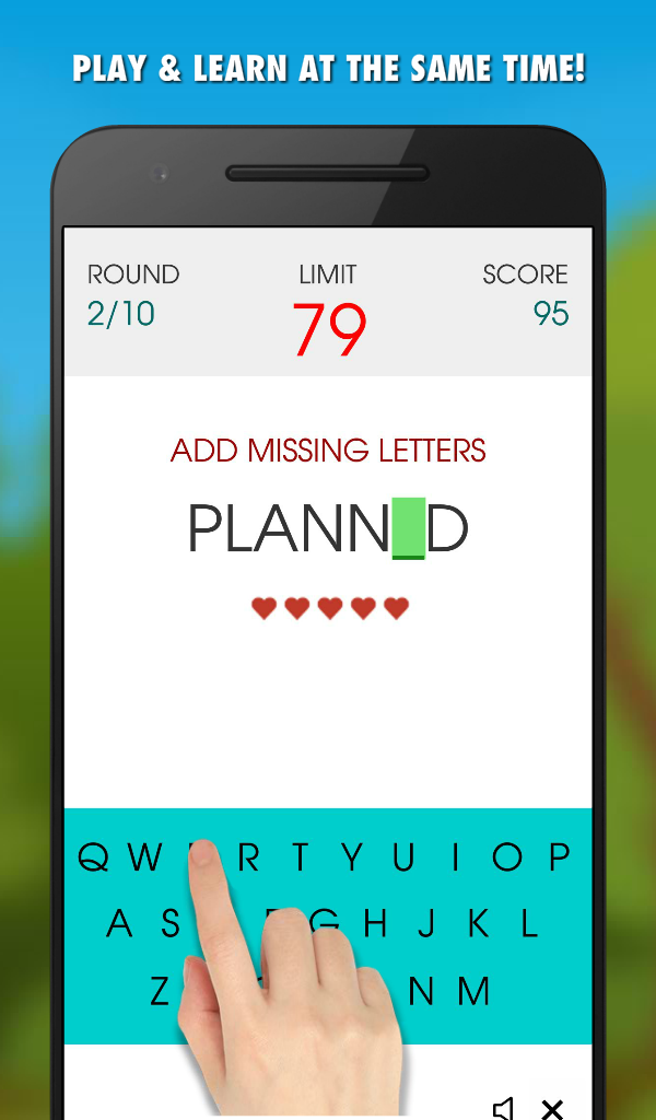 Spelling Gaps PRO - App on Amazon Appstore