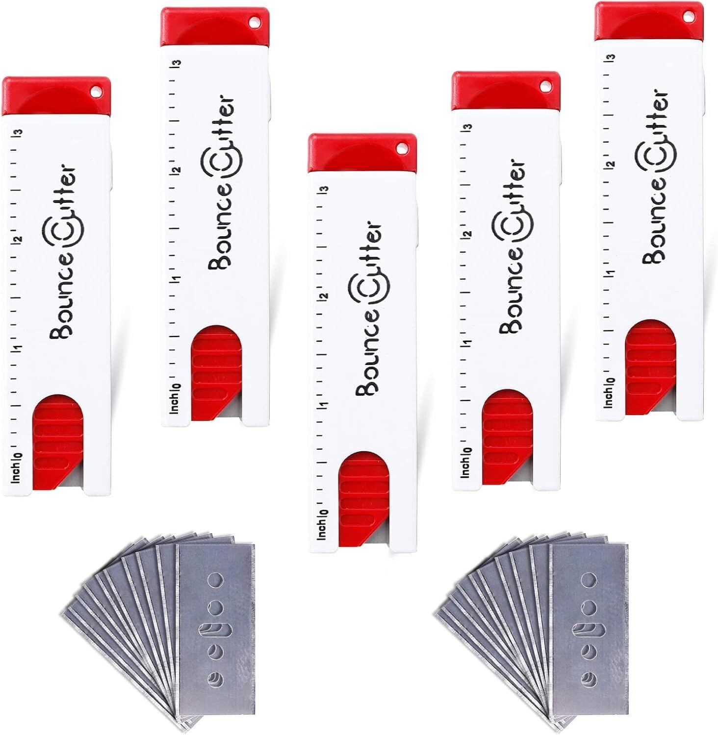 UCEC Retractable Utility Knife Box Cutter Set, 5PCS Cardboard Cutter ...