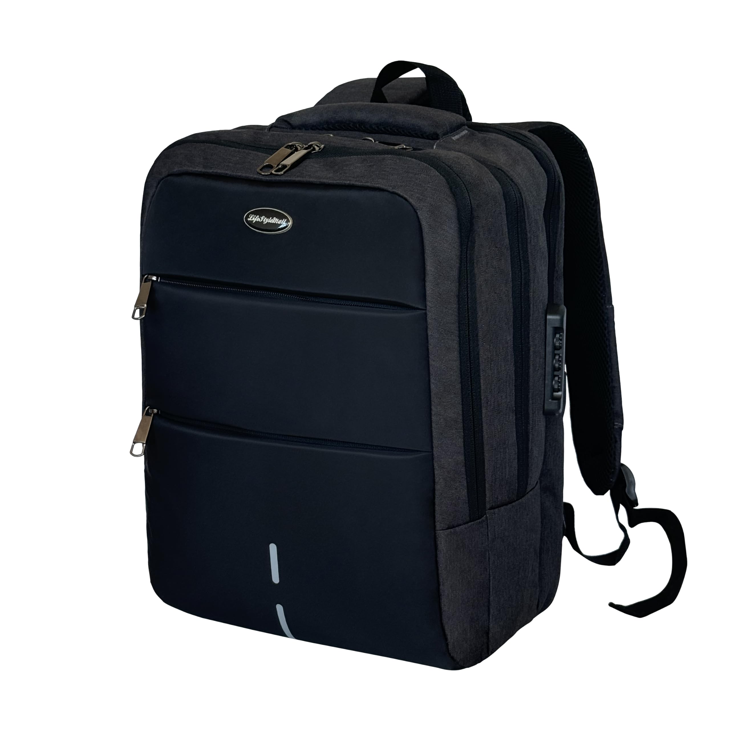 LifeStyleMall Laptop Backpack School Backpack Cabin bag 15.6" College ...