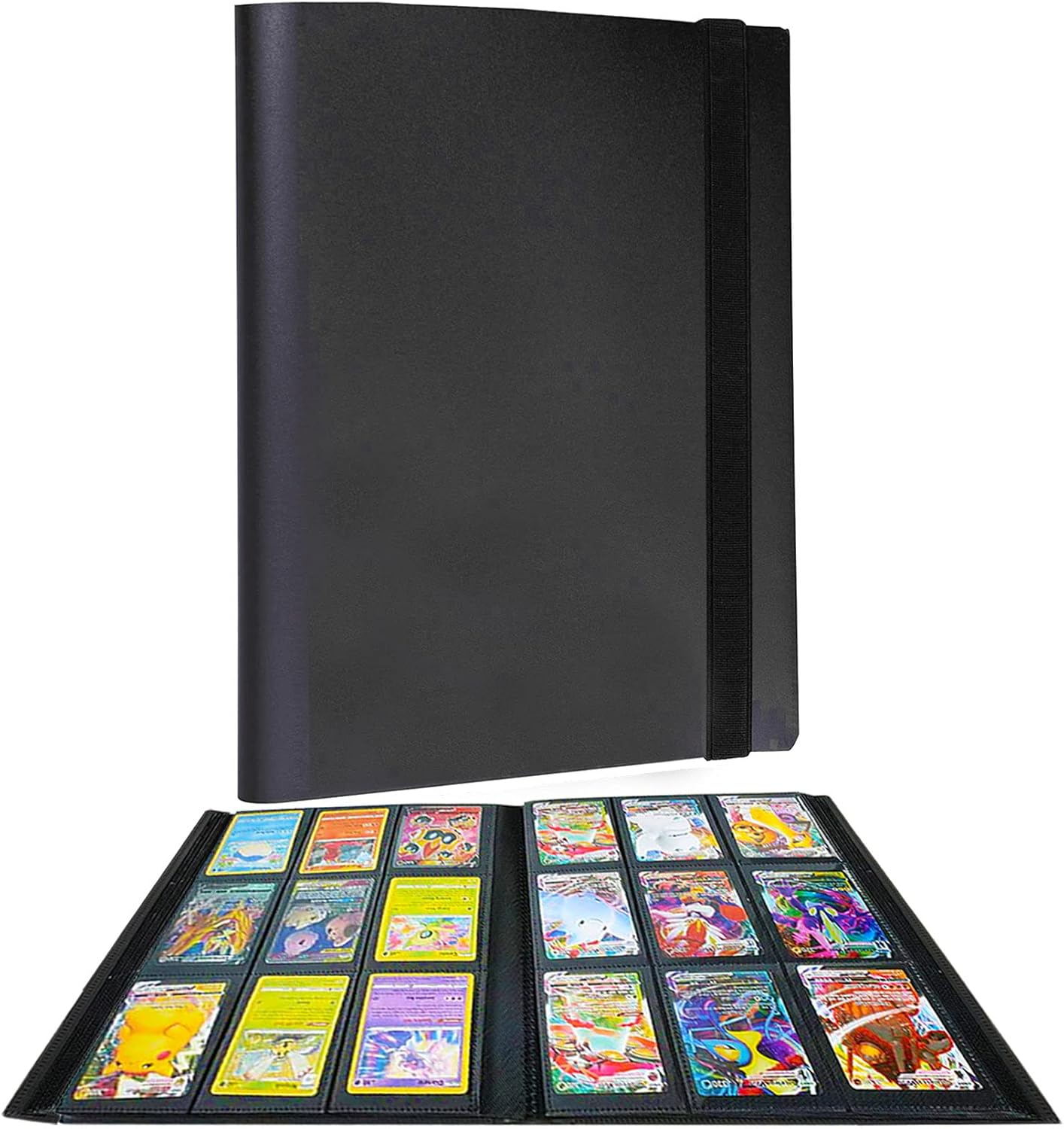 PKMLIFE Trading Card Binder Holder Folder, basketball Card sleeves ...