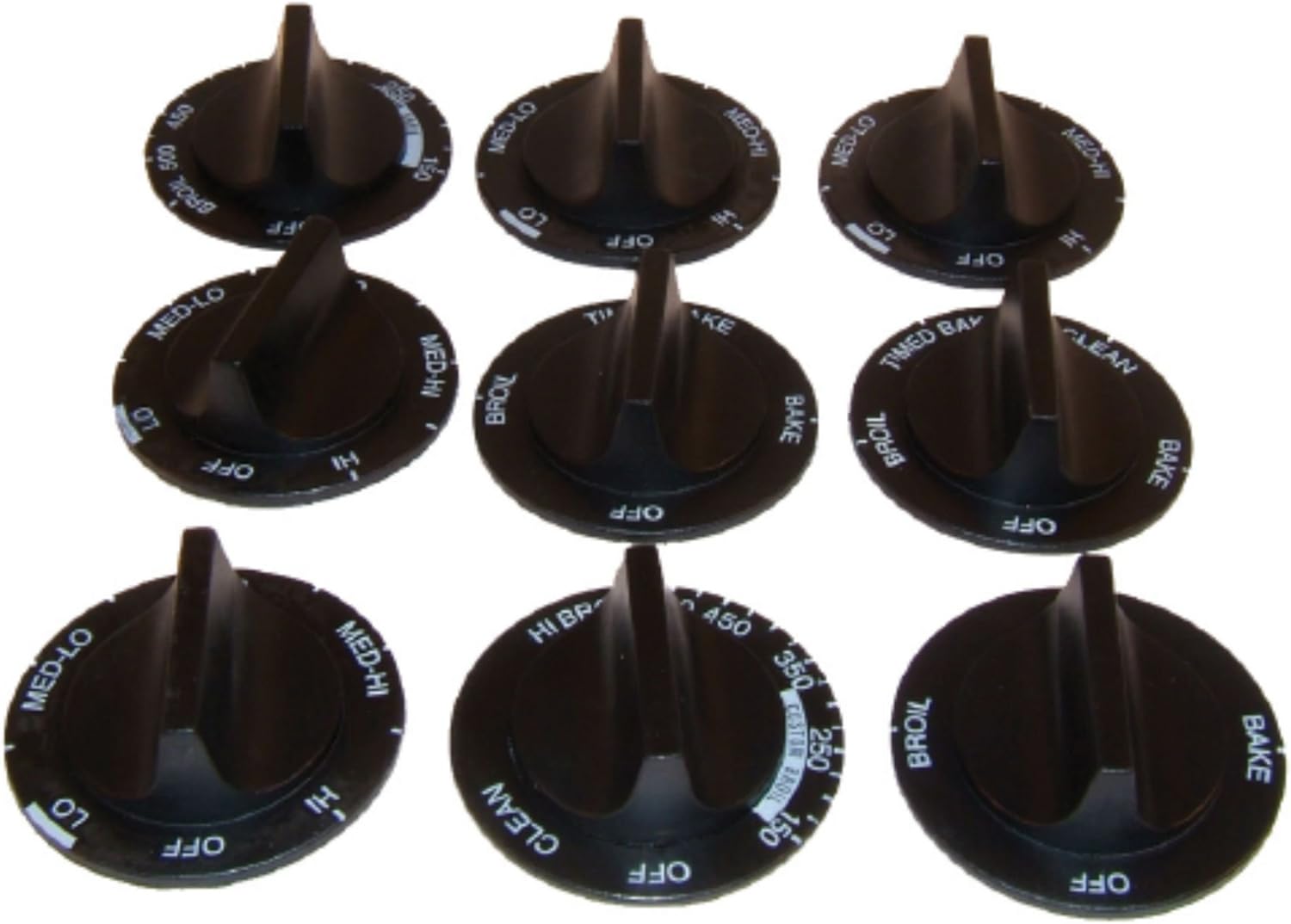 Amazon.com: Supco RK362 Direct Replacement Range Knob Set For Whirlpool ...