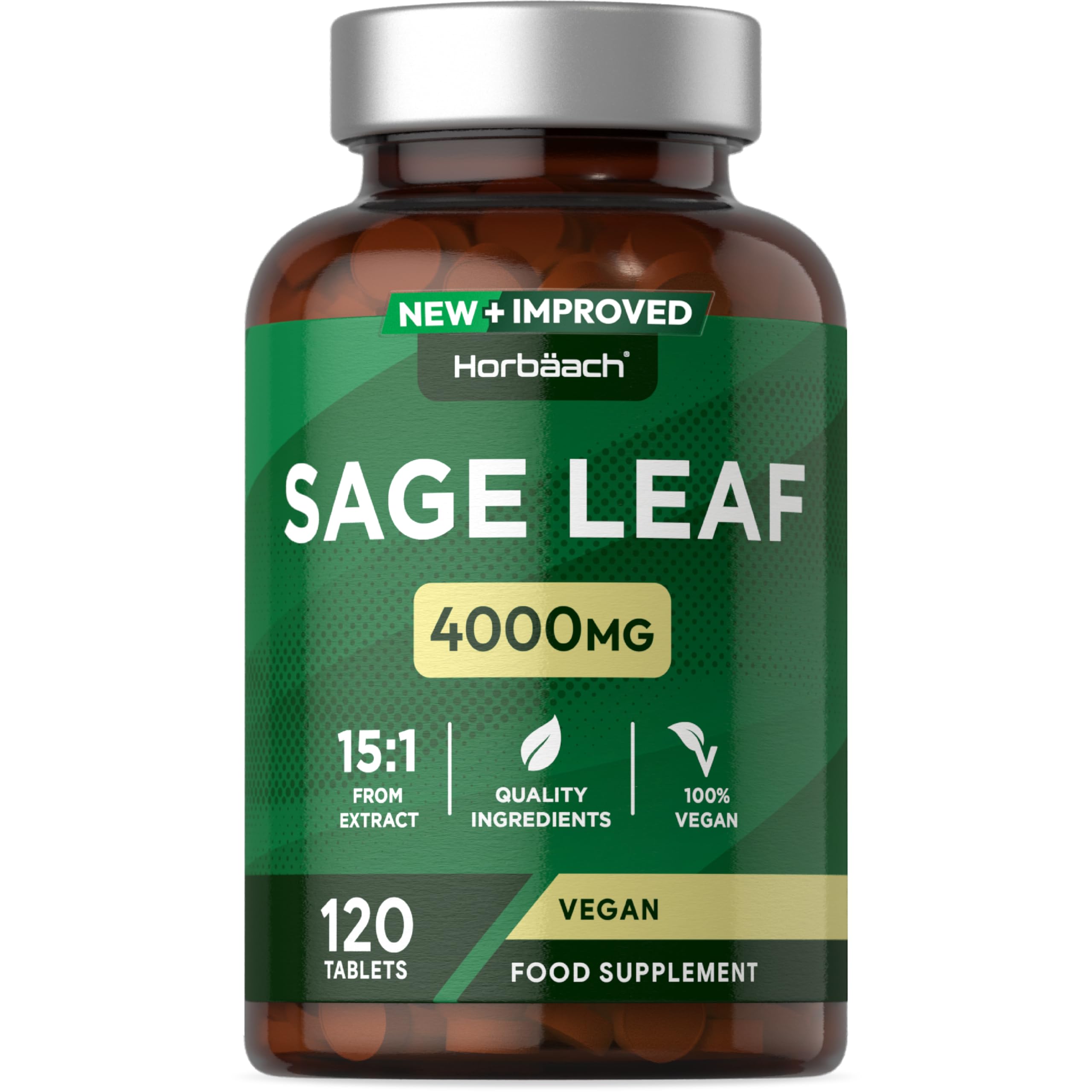 Sage Tablets for During Menopause | 4000mg | High Strength Supplement ...