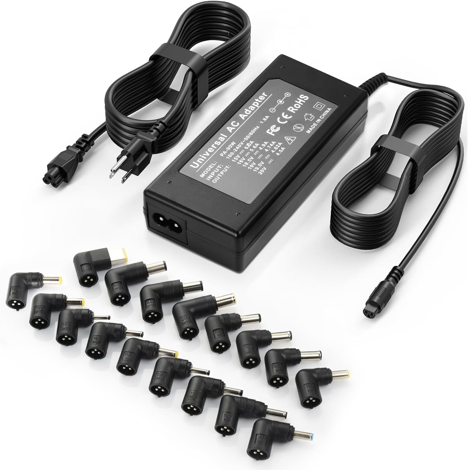 Amazon.com: 90W 16Tips Universal Laptop Charger - Fit for HP Dell Acer ...