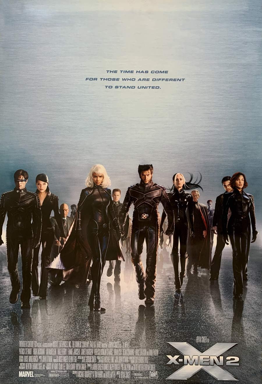 Amazon.com: X2 X-MEN 2 MOVIE POSTER 2 Sided ORIGINAL INTL 27x40 HUGH ...