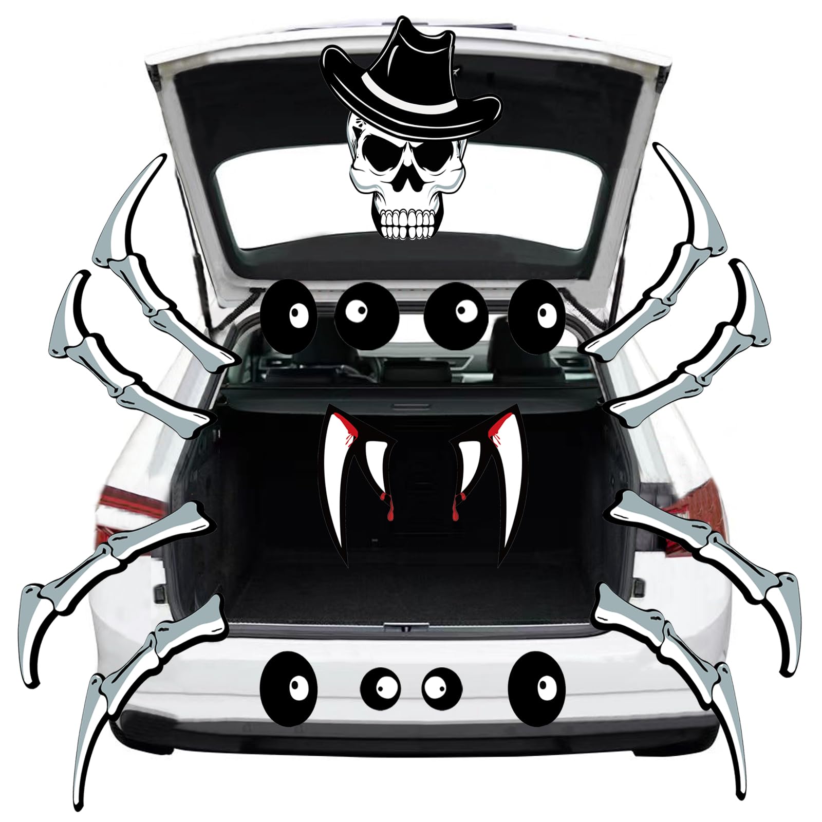 Snapklik.com : Halloween Trunk Or Treat Car Decorations Kit, 19Pcs ...