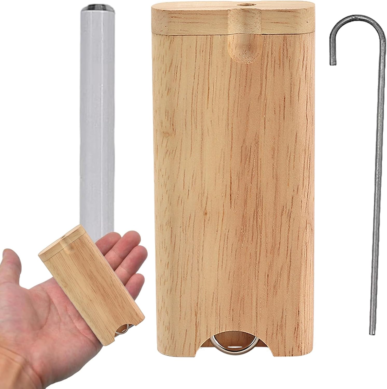 Amazon.com: YZOSTFON One Hitter Storage Box, Vintage Wooden Storage Box ...