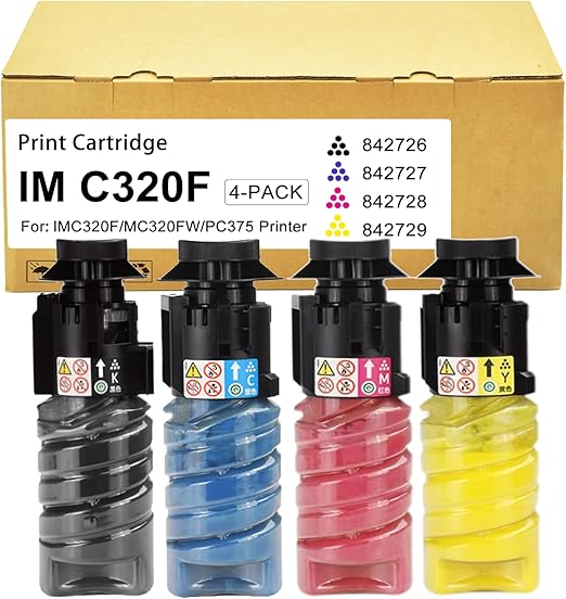 Amazon.com: TOPWONDA IM C320 IM C320F Toner Cartridge 842726 842727 ...