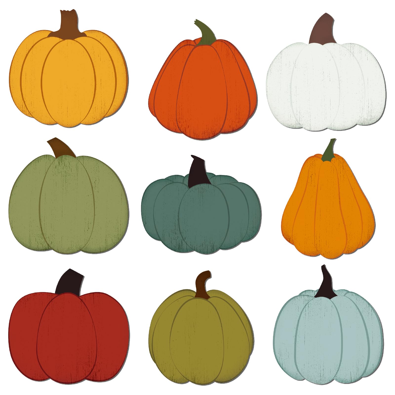 Snapklik.com : 108 Pcs Pumpkin Cutouts Paper Fall Classroom Bulletin ...