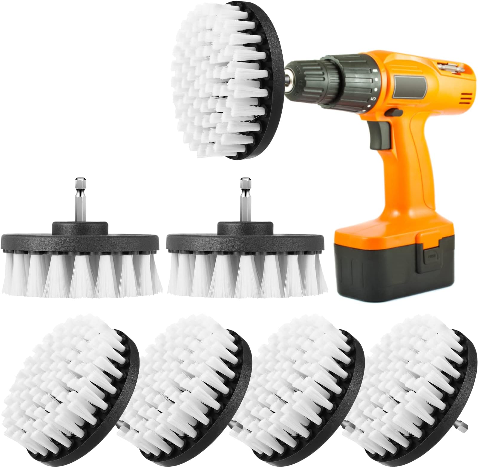 Amazon.com: Drill Brush Attachment Power Scrubber Cleaning Kit Multi ...
