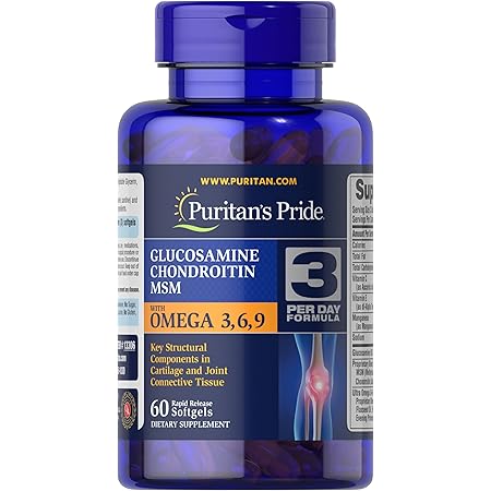 Amazon.com: Puritan's Pride Double Strength Joint Soother Glucosamine ...