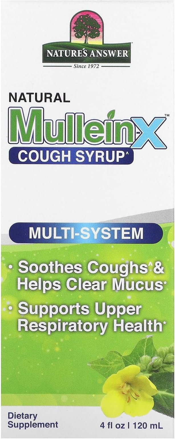Amazon.com: Nature's Answer Mullein-X Multi System Cough Syrup 4 Ounce ...