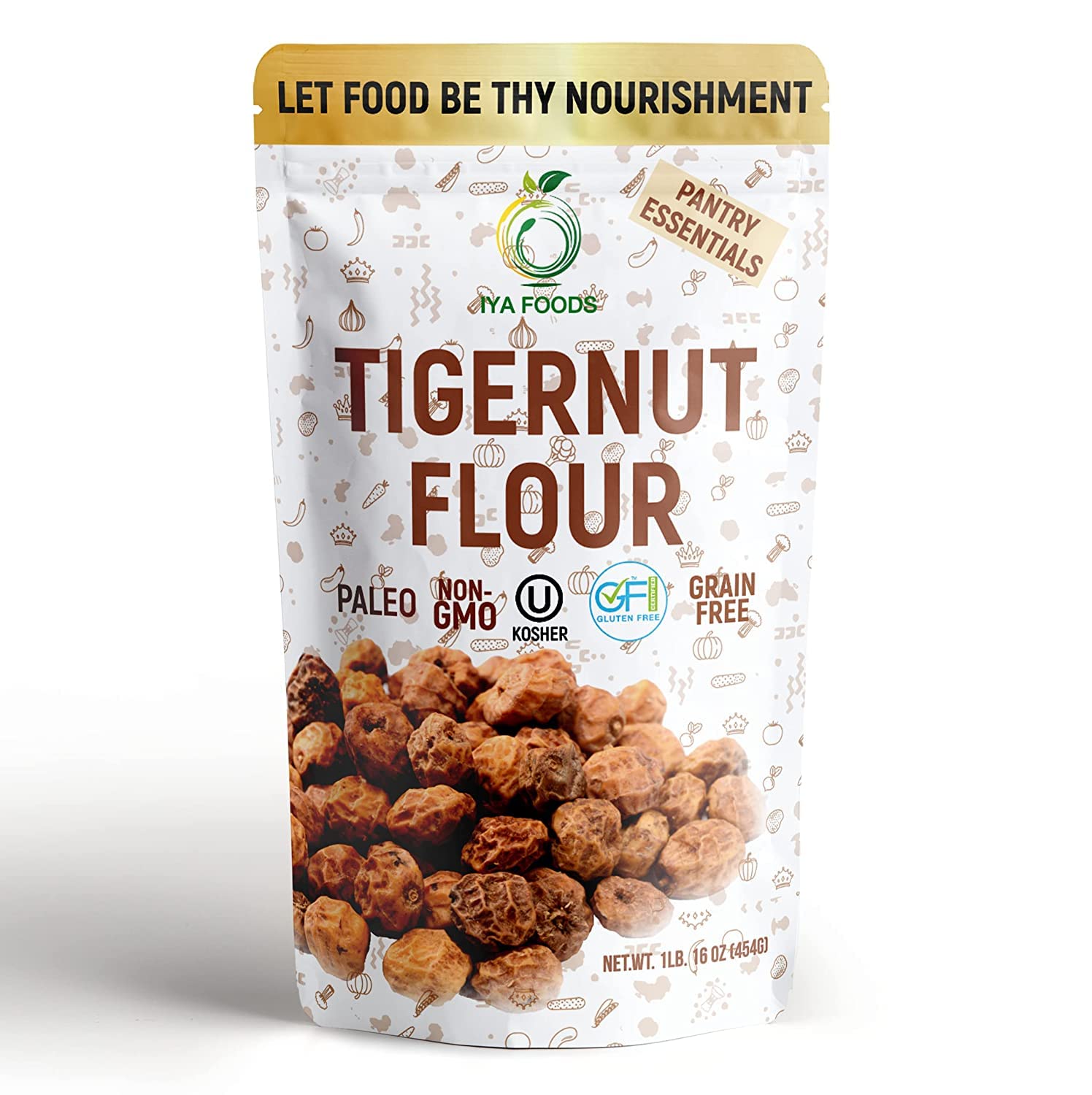 Iya Foods Tigernut Flour 1 lb. bag | Plant-Based, Grain-Free, Gluten ...