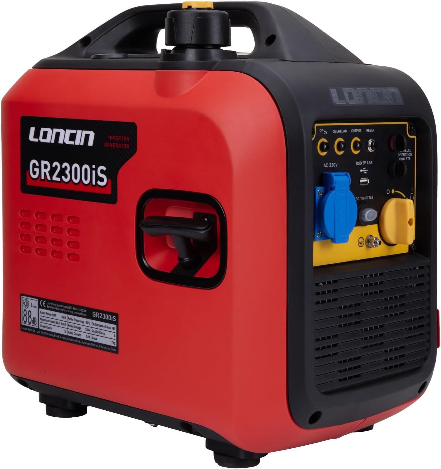 Matrix Notstromaggregat Benzin leise 2000 Watt Inverter Stromerzeuger ...