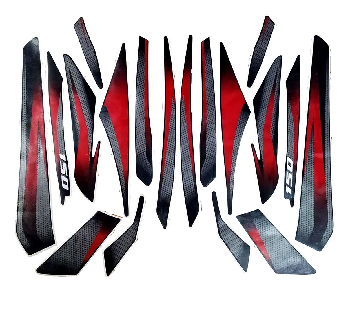 Motorcycle Bike Fancy Body Stickers and Decals kit Stickers for Pulsar ...