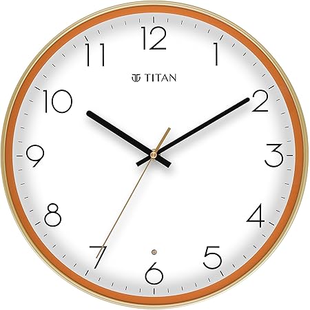 Titan Classic LED Backlit Clock with Silent Sweep : Amazon.in: Home ...