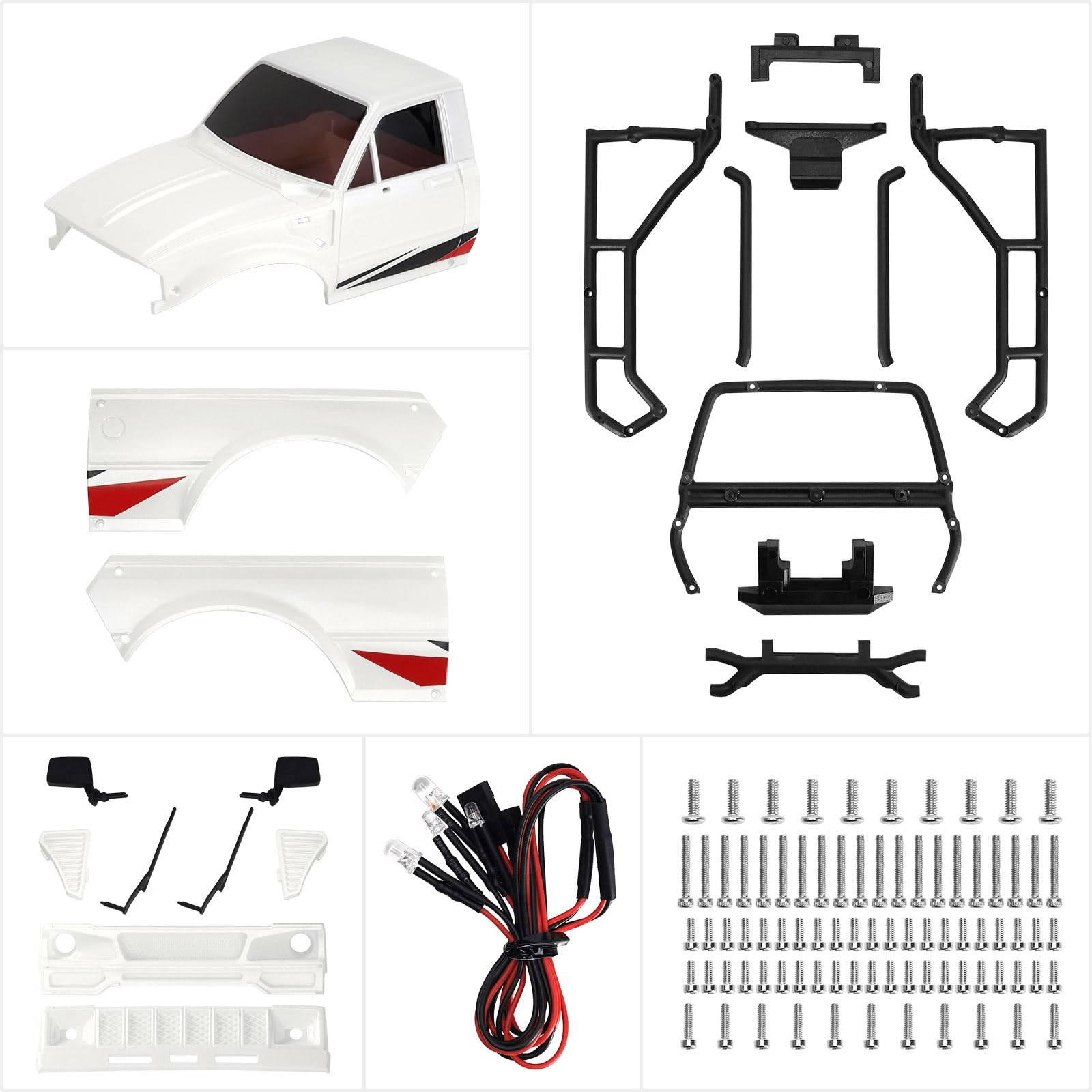 Snapklik.com : INJORA IR60 Pickup Hard Body Shell