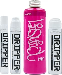 Amazon.com: Liquid Paint & Dripper Bundle Dope, Multi Colour Refill ...
