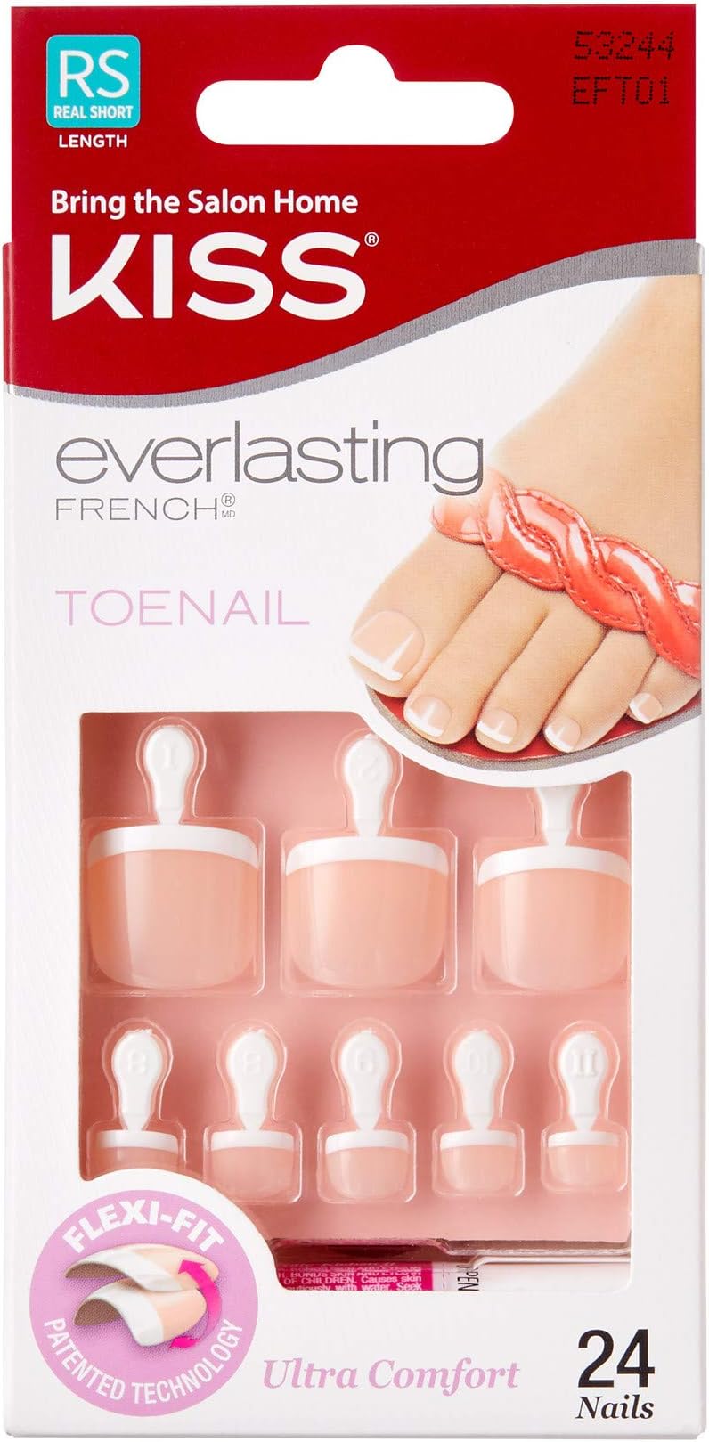 KISS Classy Fake Nails Ready-To-Wear DIY Manicure - Dashing, Waterproof ...