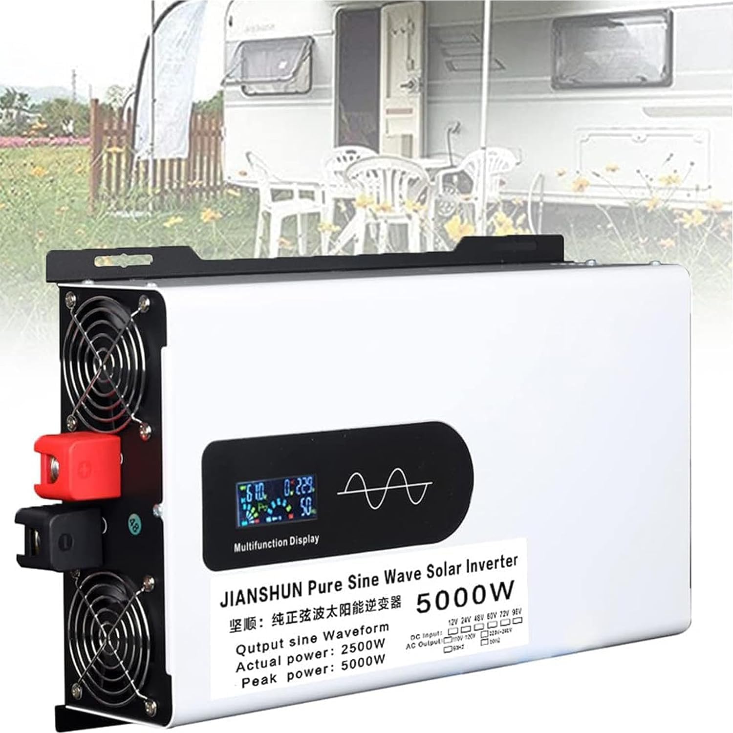 Amazon.com: Solar Inverter 5000W 6000W 8000W 10000W 12000W Pure Sine ...