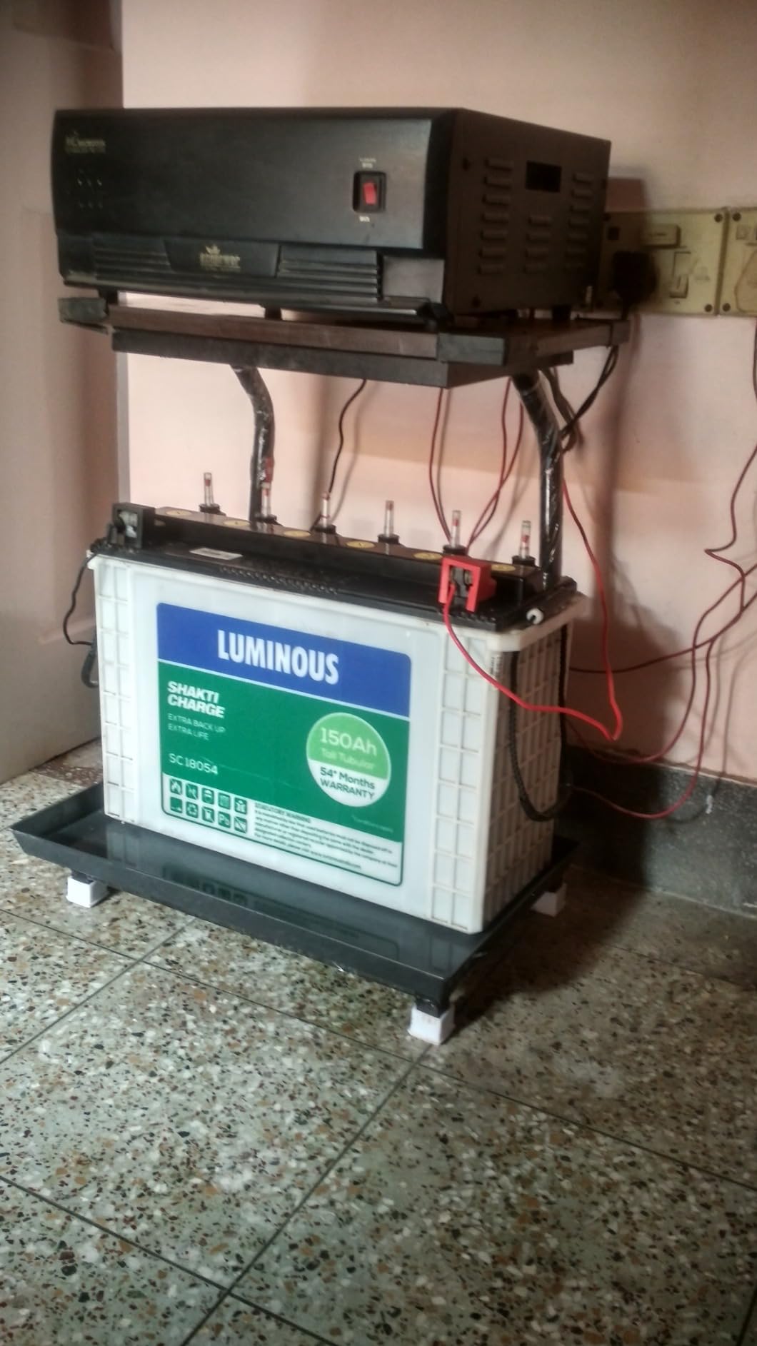 RATISON Office Home Inverter Stand Trolley for Every Type of Inverter ...