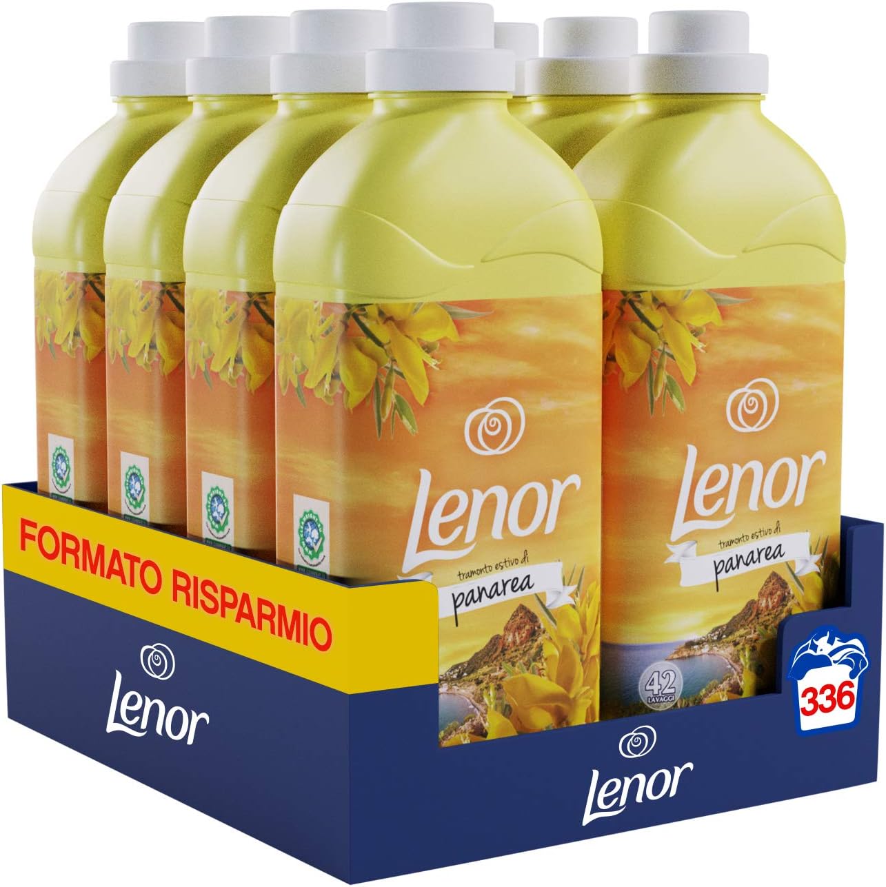 Lenor Panarea Ammorbidente 336 Lavaggi Atmosfere D’Italia, Maxi Formato ...