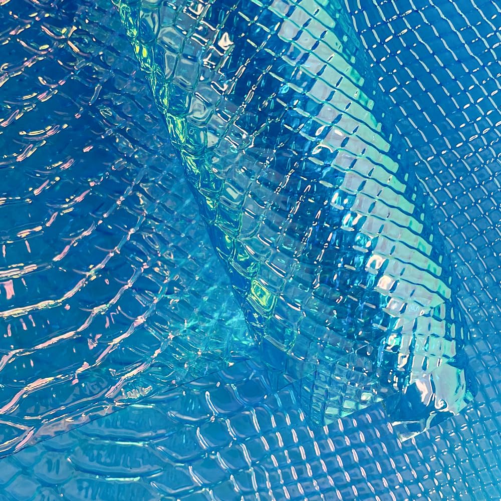 Amazon.com: ONEART | Iridescent Transparent Embossed Vinyl Holographic ...