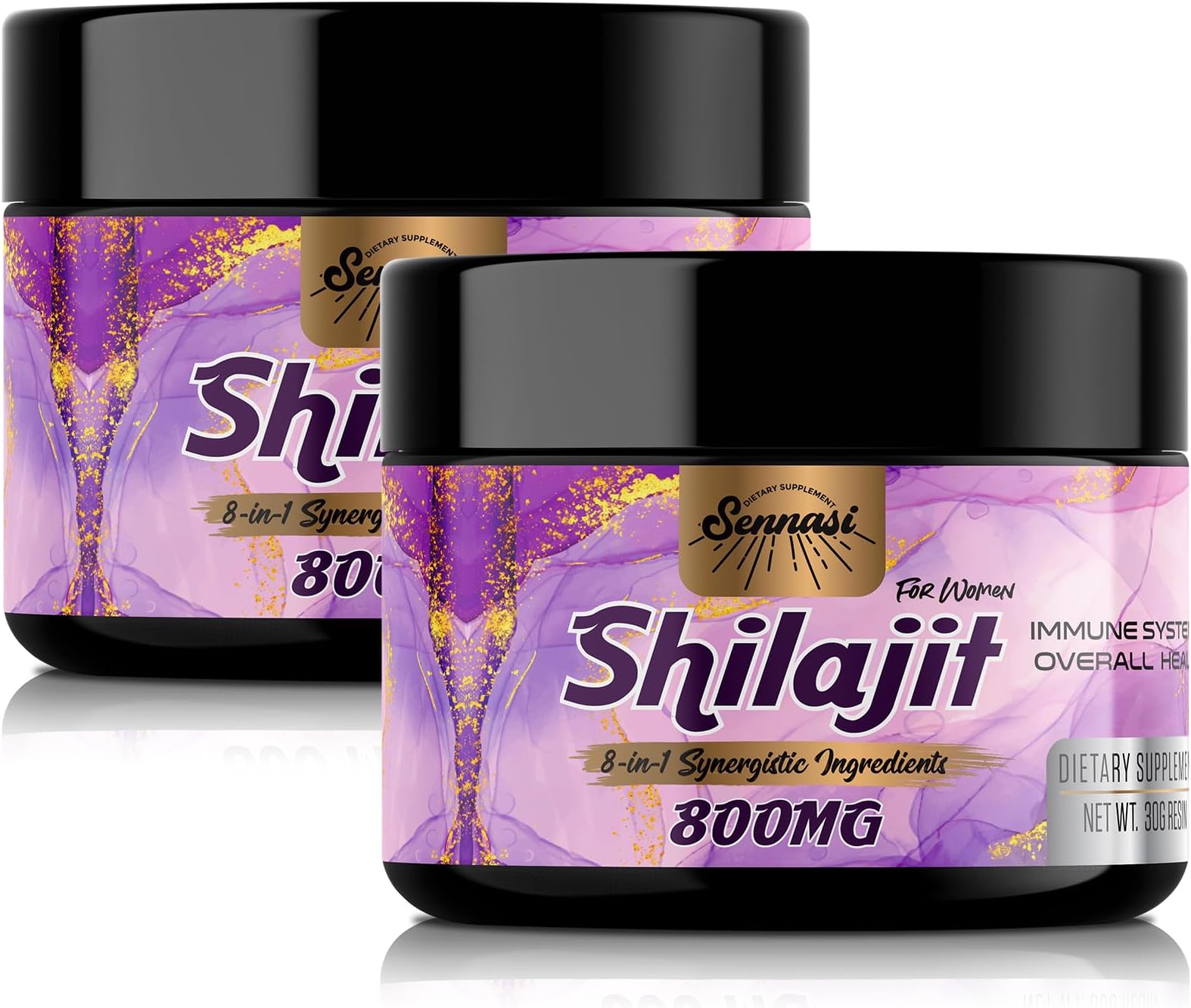 Amazon.com: 800Mg Shilajit Pure Himalayan Organic, Shilajit Resin ...