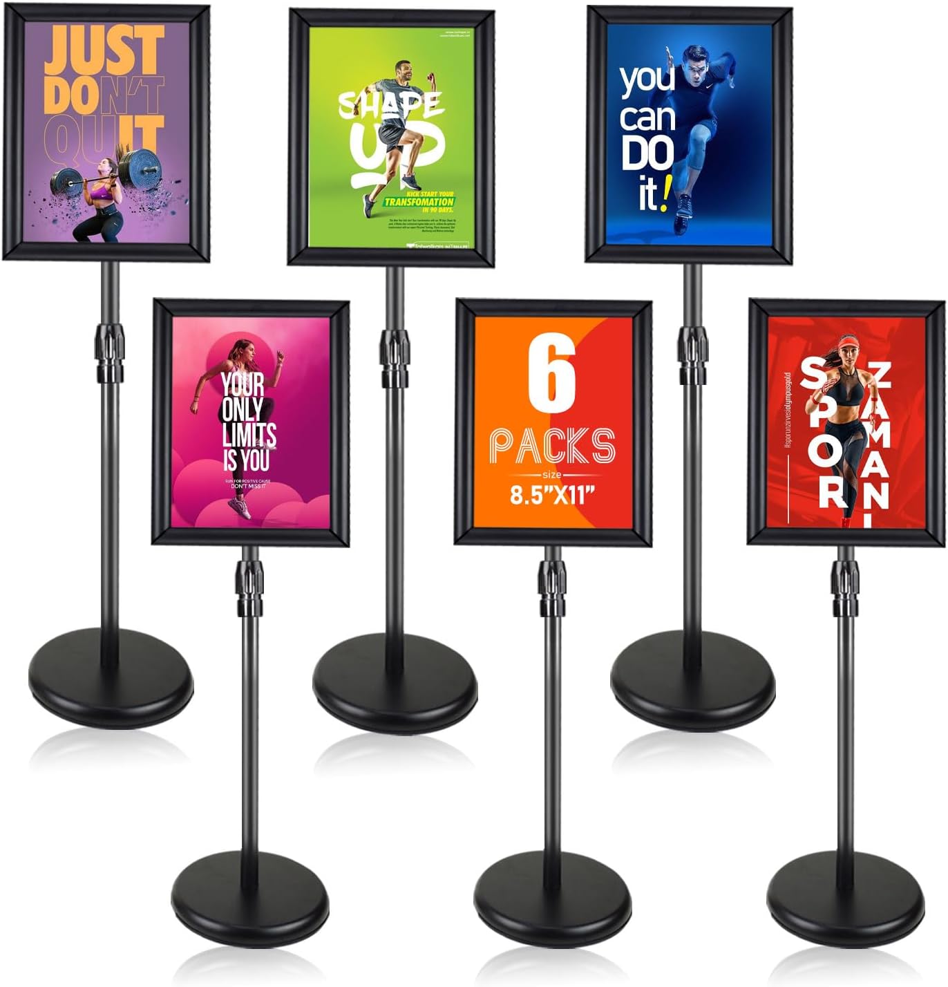 Amazon.com : Sign stand for display, 8.5 x 11 Sign holder floor stand ...