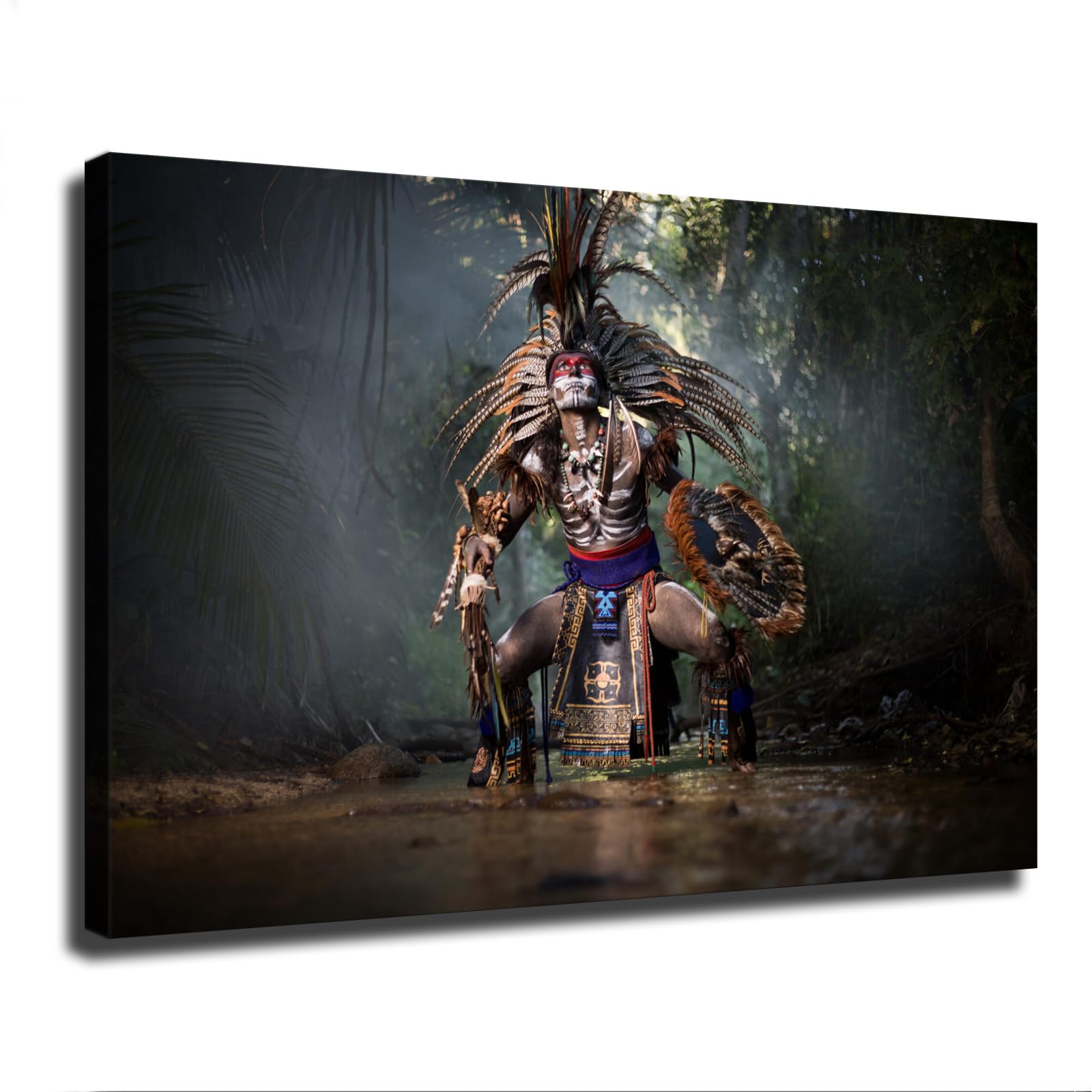 Amazon.com: Native Mexican Aztec Empire Warrior Poster Modern High ...