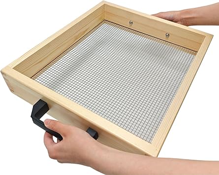Amazon.com : Large Compost Sifter, Garden Sifter with Handle, 15.5 x 14 ...