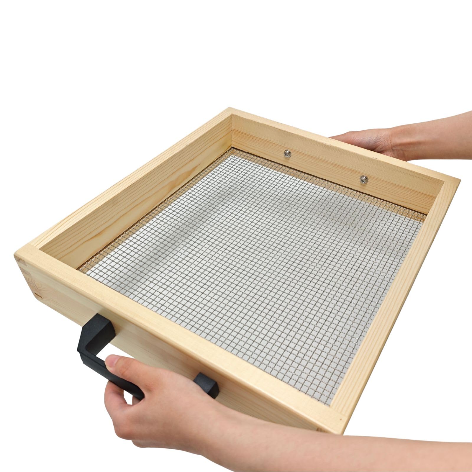 Amazon.com : Large Compost Sifter, Garden Sifter with Handle, 15.5 x 14 ...