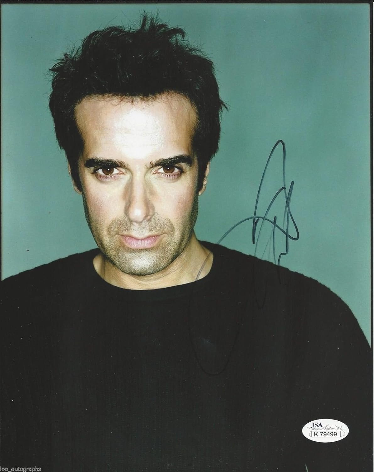 David Copperfield illusionist REAL hand SIGNED photo JSA COA #1 at ...