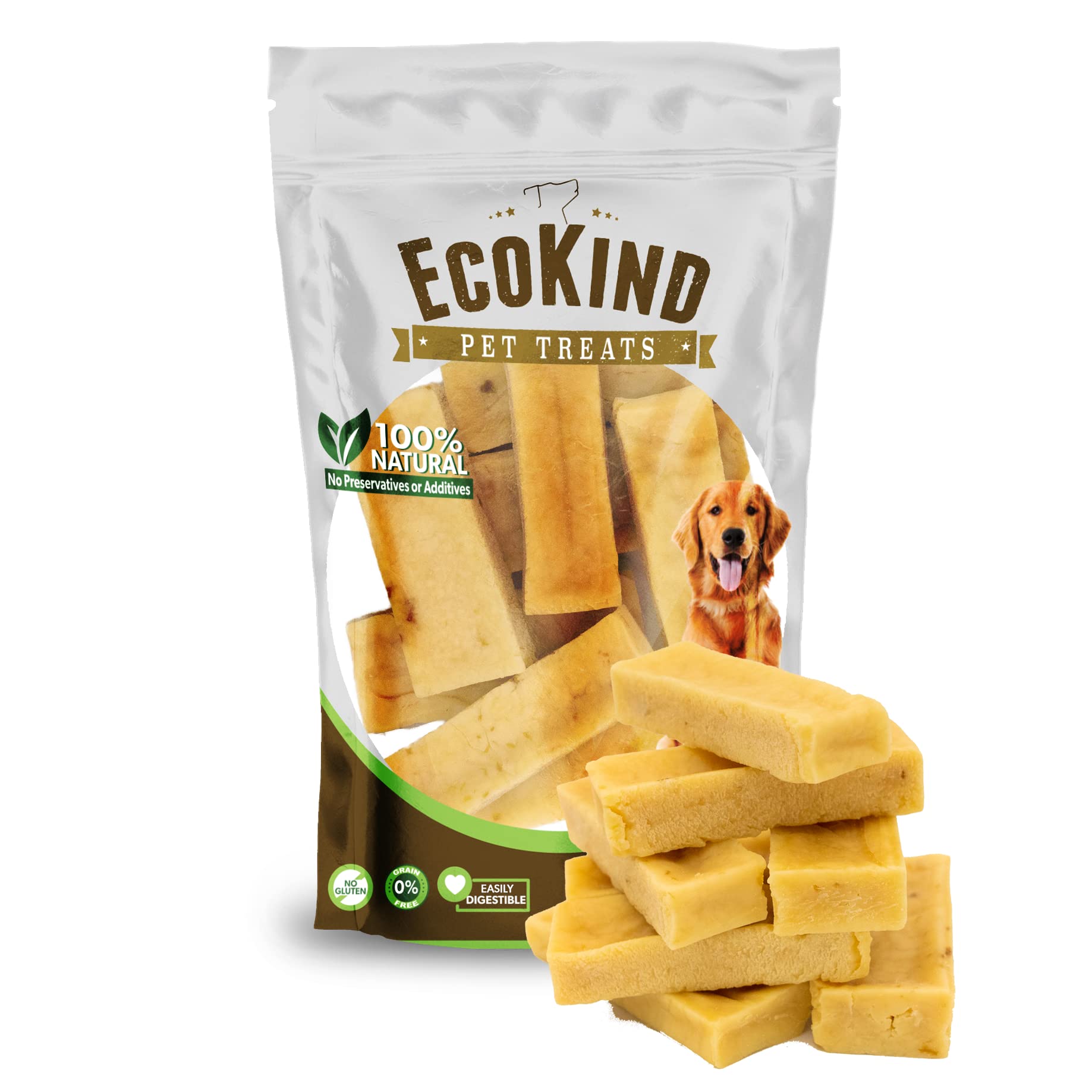 EcoKind Pet Treats Premium Gold Chicken Flavored Yak Chews | All ...