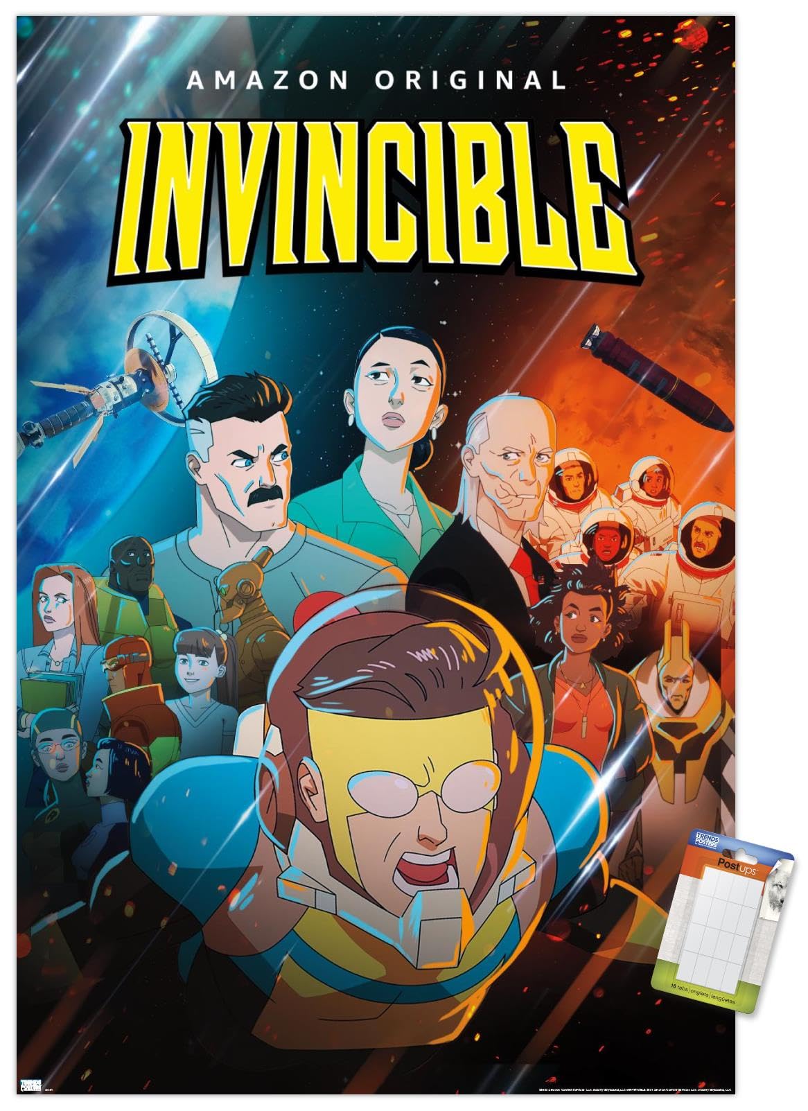 Amazon.com: Trends International Invincible - Space One Sheet Wall ...