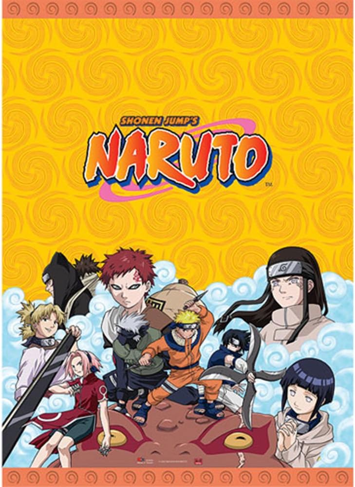 Amazon.com: Great Eastern Entertainment Naruto Group Wall Scroll, 33 by ...
