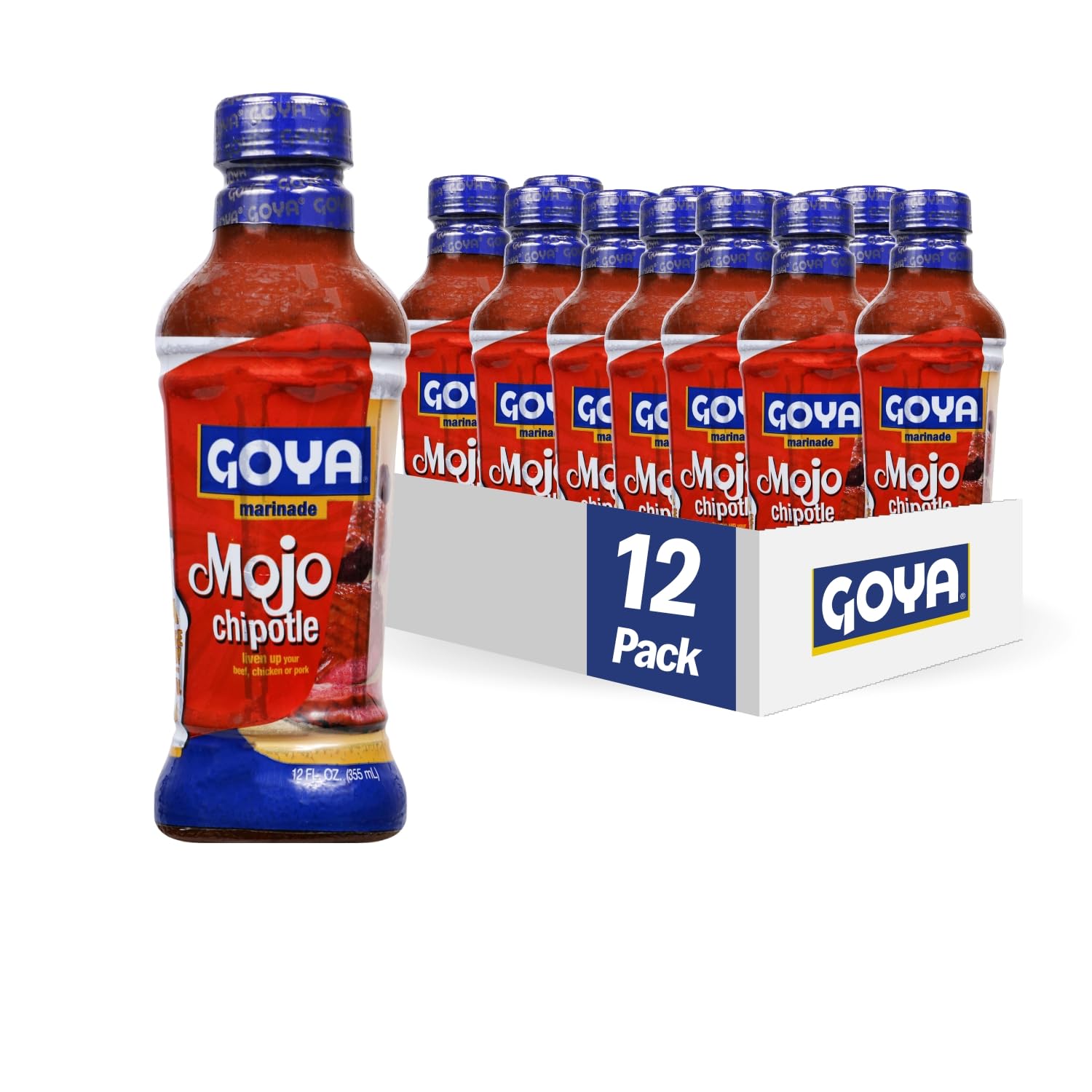 Amazon.com : Goya Foods Mojo Chipotle Marinade, 12 Fl Oz (Pack of 12 ...